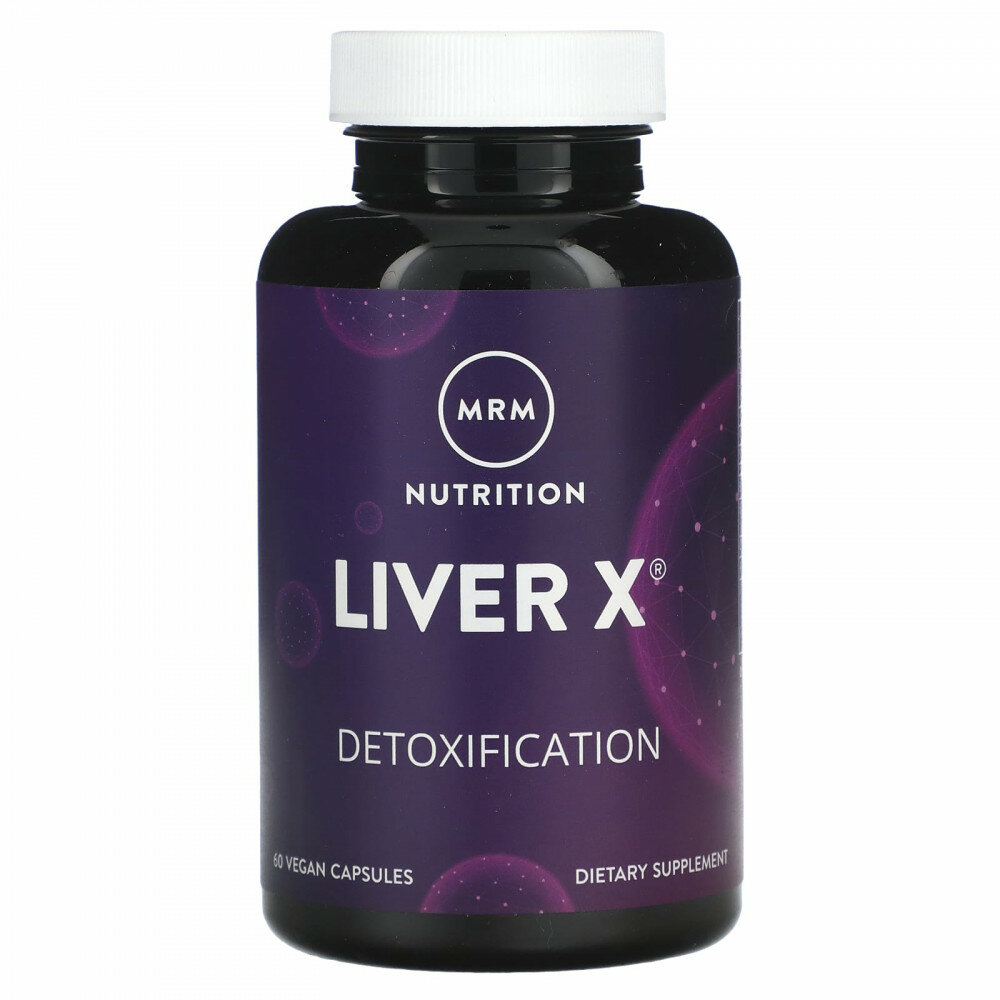 MRM Nutrition, Liver X®, 60 веганских капсул