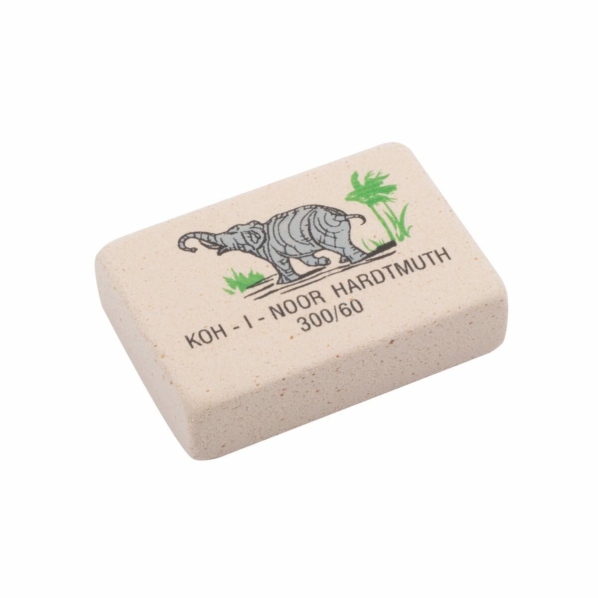 Ластик Koh-I-Noor Elephant 300/60 (прямоугольный, натуральный каучук, 31x21x8мм) (0300060025KDRU), 60шт.