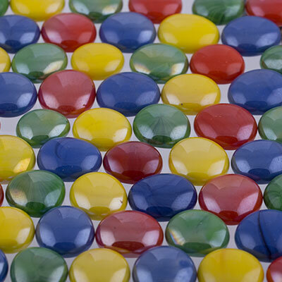 "Blumentag" GLG-04/17 марблс камни стеклянные 17 - 19 мм 340 г №05 ассорти