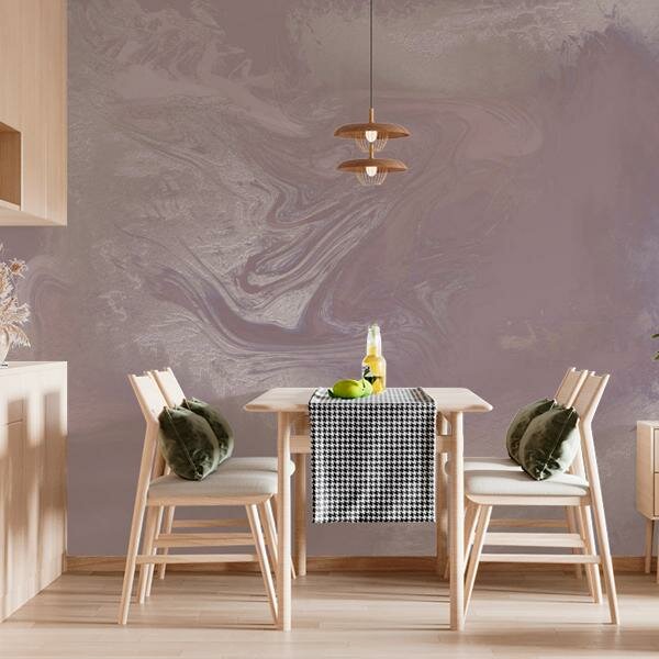 Фотообои Флюид Арт пепельная роза 13-033-S-Холст 270 x 200 см (ВхШ) Бесшовные, флизелиновые, влагостойкие обои MasterFresok