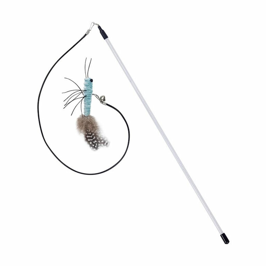 Домашнее летающее Насекомое Funny Cat Stick-Большая Синяя Стрекоза