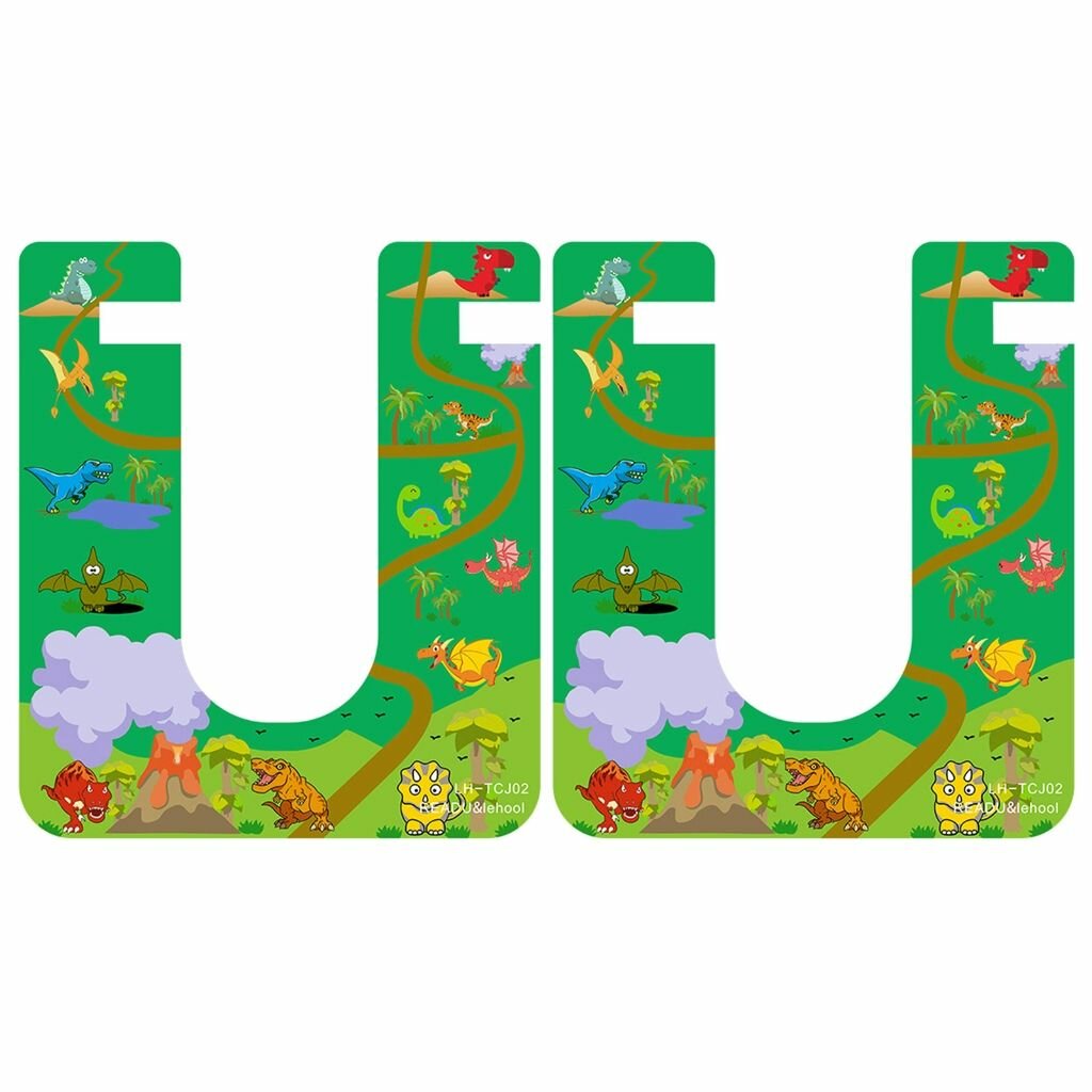 Аксессуары для велосипедов, Стойка для парковки детского балансировочного велосипеда - динозавровый парк, 1 комплект