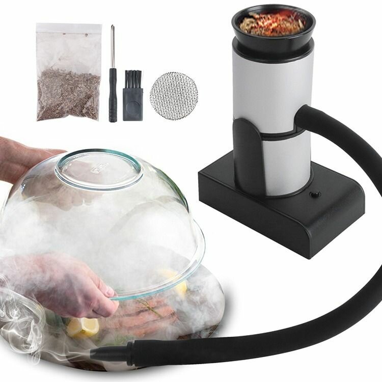 Smoking Gun Food Smoker kit, портативный генератор холодного дыма для мяса, напитков, барбекю
