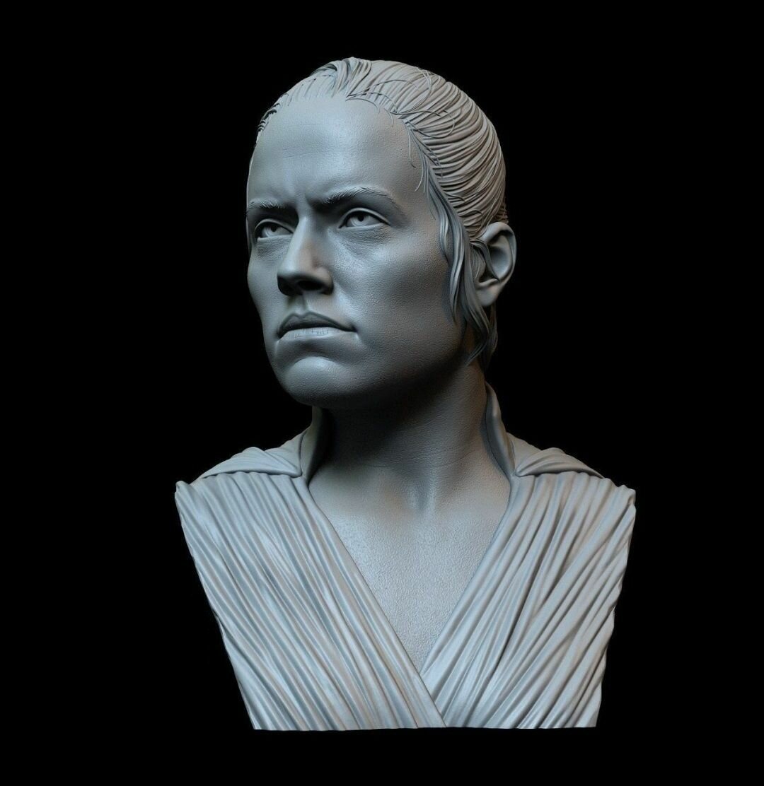 Рей Скайуокер Звездные войны Rey Skywalker Star Wars бюст (10 см)