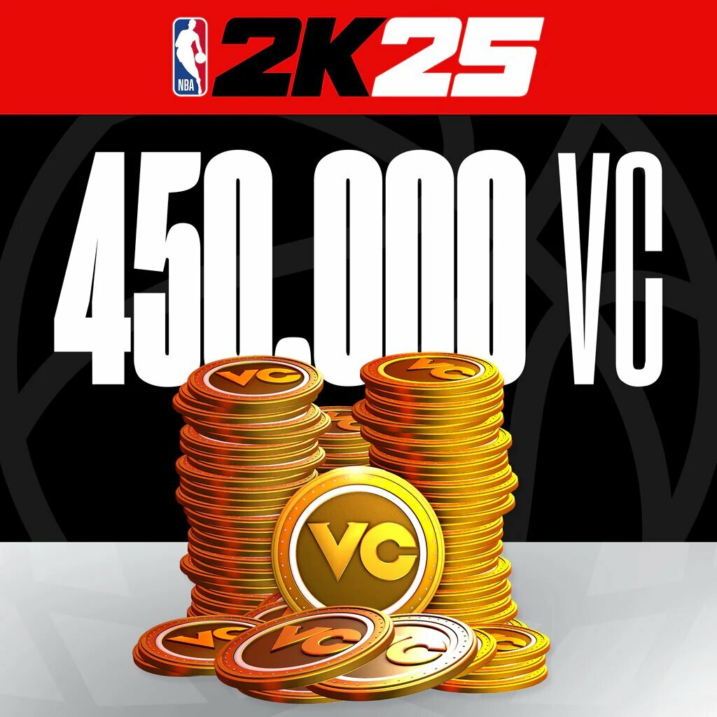 Дополнение NBA 2K25 450,000 Virtual Currency Pack, цифровое издание PlayStation 4 и PlayStation 5, регион Индия / код пополнения баланса