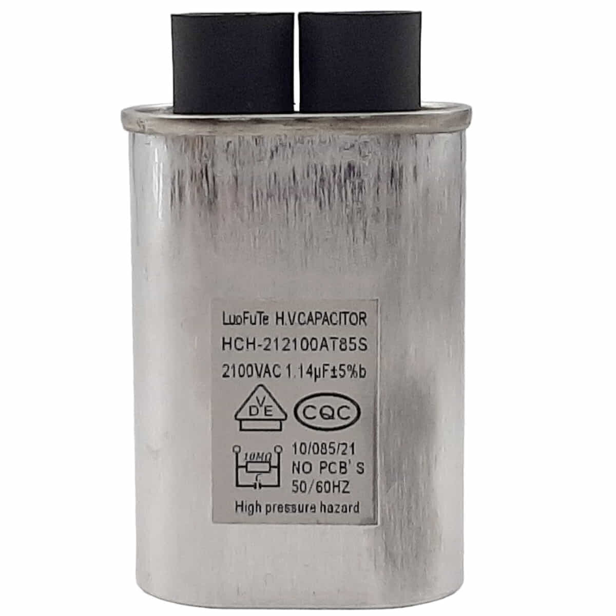 Конденсатор HCH-212100AT85S высоковольтный 2100VAC 1.14mF для микроволновой печи (СВЧ)