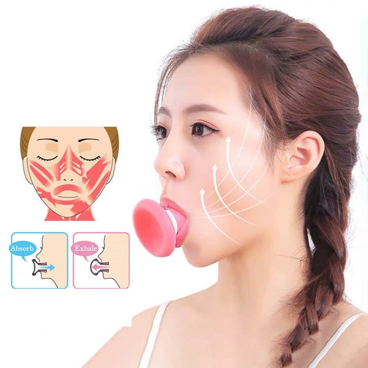 Beauty Face Lift Ball Инструмент для похудения лица Тонкое лицо против морщин Тренажер для сжигания жира Подтягивает линии лица Устройство для ухода за кожей