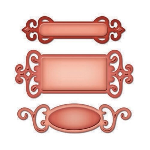 Набор ножей для вырубки Spellbinders Shapeabilities "Модные теги 1"