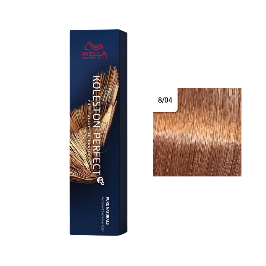 Wella Koleston Perfect ME+ 8/04 - Стойкая краска яркий закат 60 мл