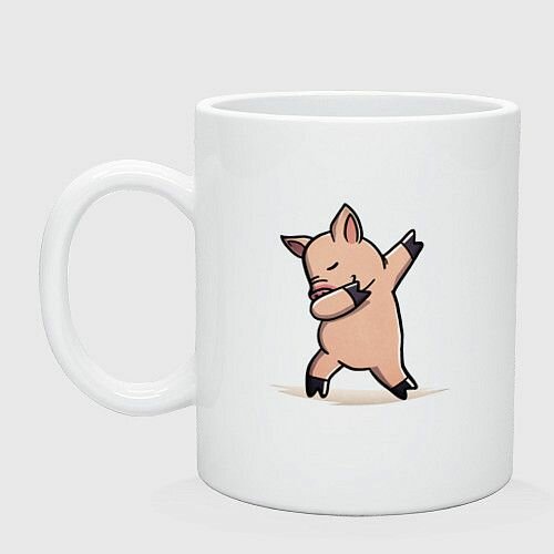 Dabbing Pig Керамическая кружка