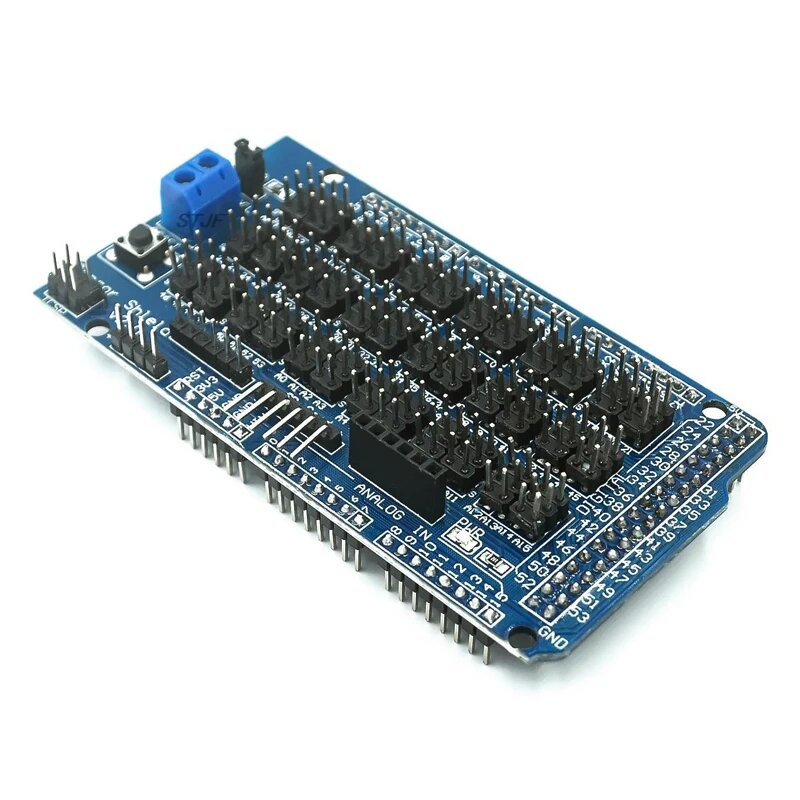 Для Arduino датчик MEGA Shield V1.0 V2.0 специальная Плата расширения MEGA 2560 Sup IIC Bluetooth SD Robot Parts DIY