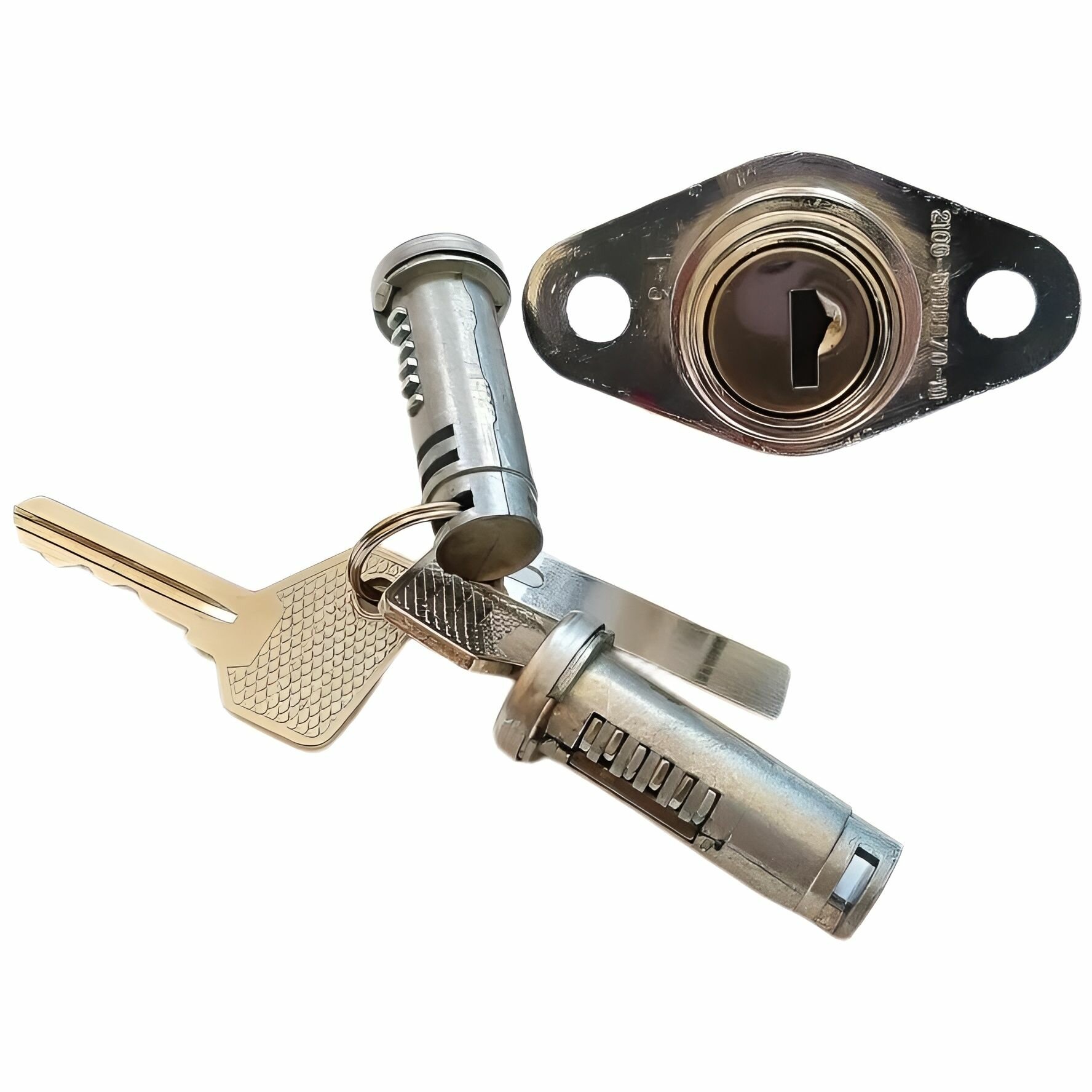 Замок багажника с личинками дверей ВАЗ-2106, 2103 (комплект в сборе) арт. 21060-6100045-20