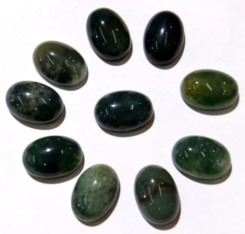 Кабошоны из нефрита 10 шт, 12X16MM, Цвет: NO.16