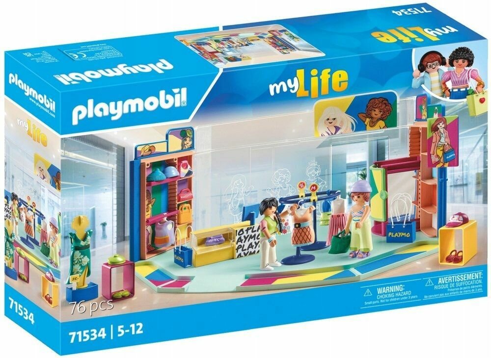 Конструктор Playmobil My Life - Бутик одежды - Плеймобиль 71534