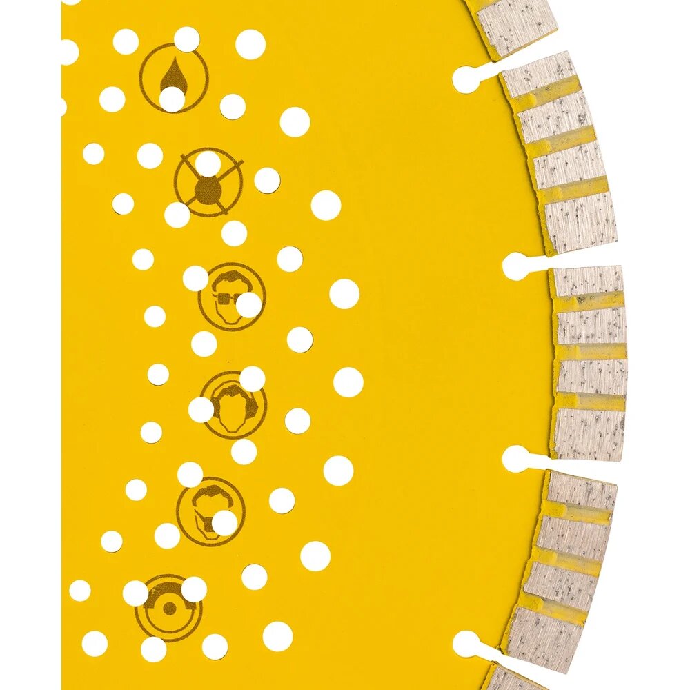 Диск алмазный сегментный по железобетону turbo GOLDEN TYPE (350х25.4х3.2х12 мм; 24Z) DIAMASTER 121.000.7005