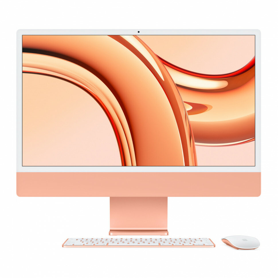 Apple iMac 24 Retina 4K (M4 10-Core CPU, GPU 10-Core, 16 ГБ, 512 ГБ) (Z1EW000DU)(Z1EV000L0) Оранжевый