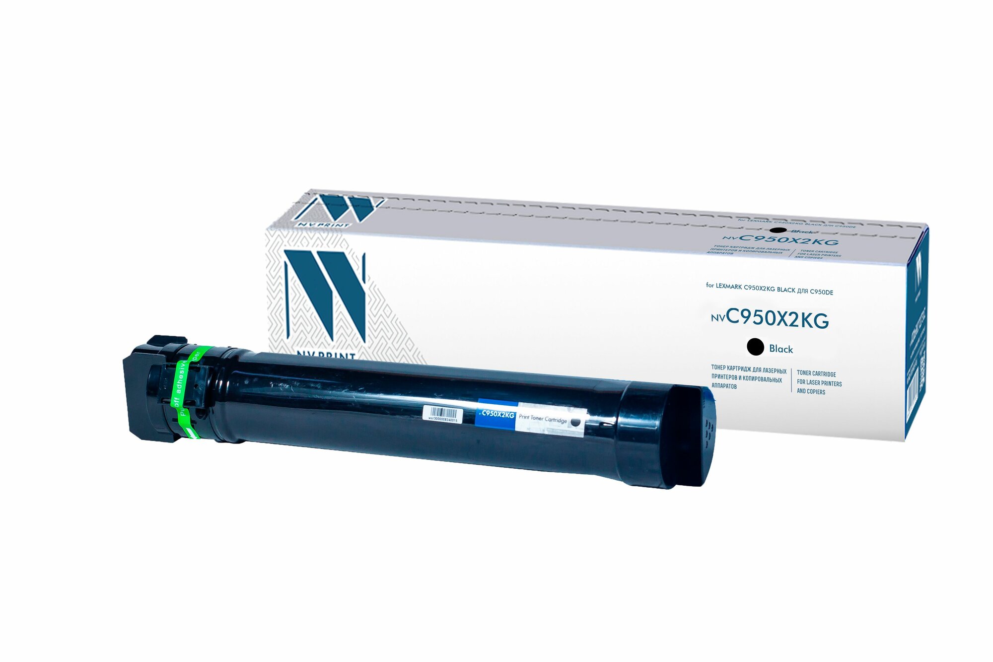 Картридж NVP совместимый Lexmark C950X2KG Black (ограничение ПО прошивкам)