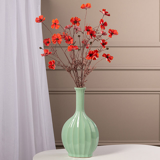 Искусственная ветка Космея - Sunshine 77 см красная, EDG, 2100190A399-1