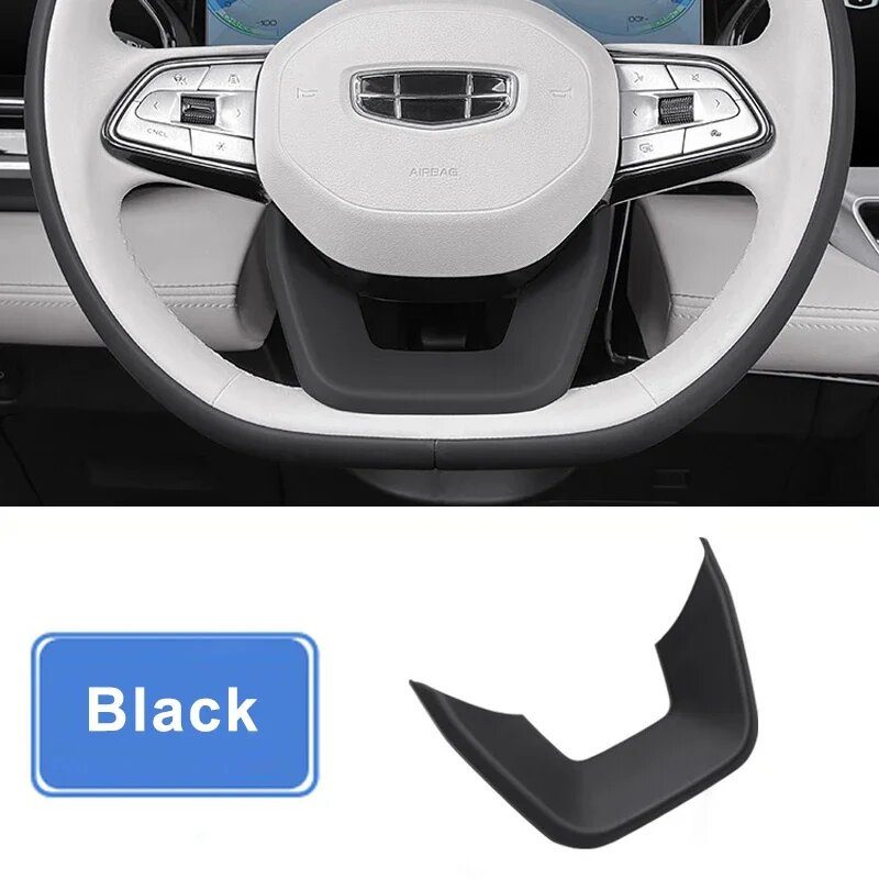 Декоративная наклейка на руль Geely Monjaro Black