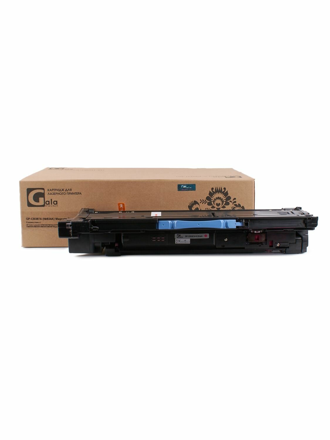 Фотобарабан GalaPrint CB387A (HP 824A) для принтеров HP Color LaserJet CP6015/CM6030/CM6040 35000 копий лазерный, совместимый, цвет пурпурный