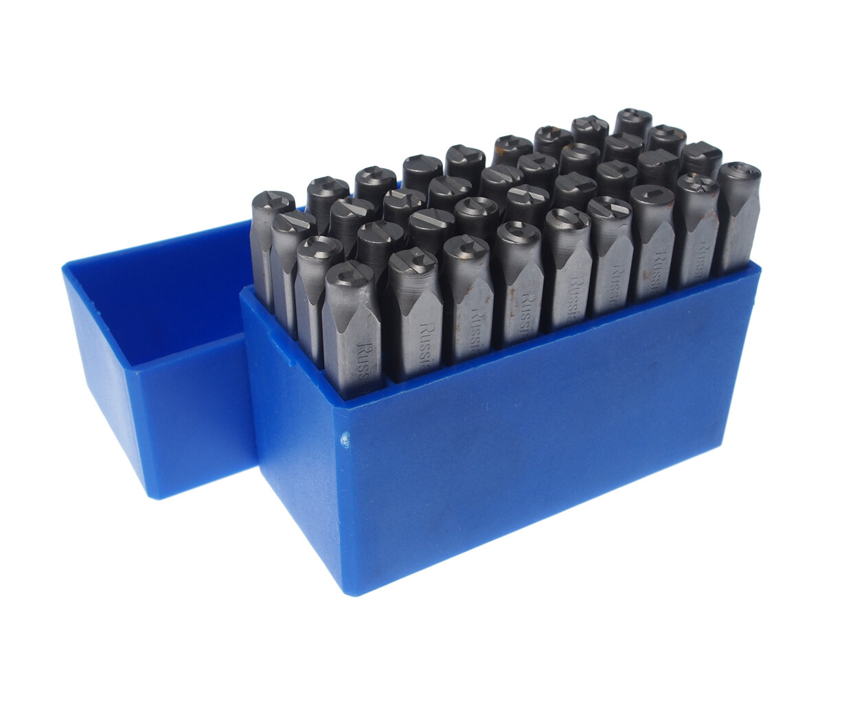 JTC-JW0915-6 - Клейма буквенные кириллица 6мм (HRC 60+-2град. DIN 1451) JTC