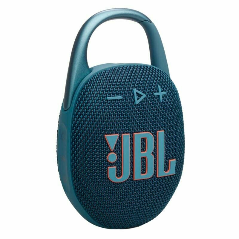 Портативная акустика JBL Clip 5, IP67, 730 mAh, Blue (Голубой)