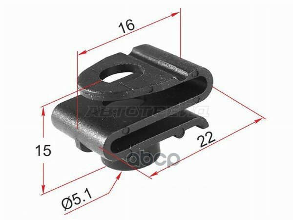 Клипса крепления подкрылка HYUINDAI/KIA (Продажа по 10шт) Sat арт. ST-M12429