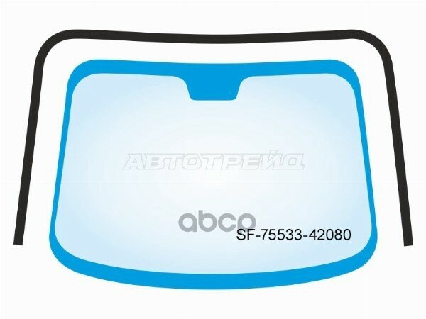 Молдинг лобового стекла (П-образный) Toyota RAV4 (XA50) 18- / Wildlander 19- Sat арт. SF-75533-42080