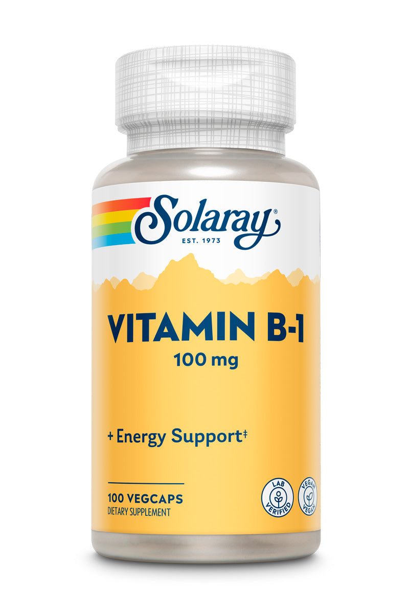 Solaray Vitamin B1 100mg, 100 капс.
