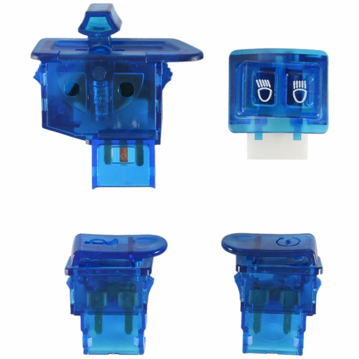 Синий выключатель звукового сигнала мотоцикла для Honda DIO ZX AF27 AF28 AF34 AF35 MyPads