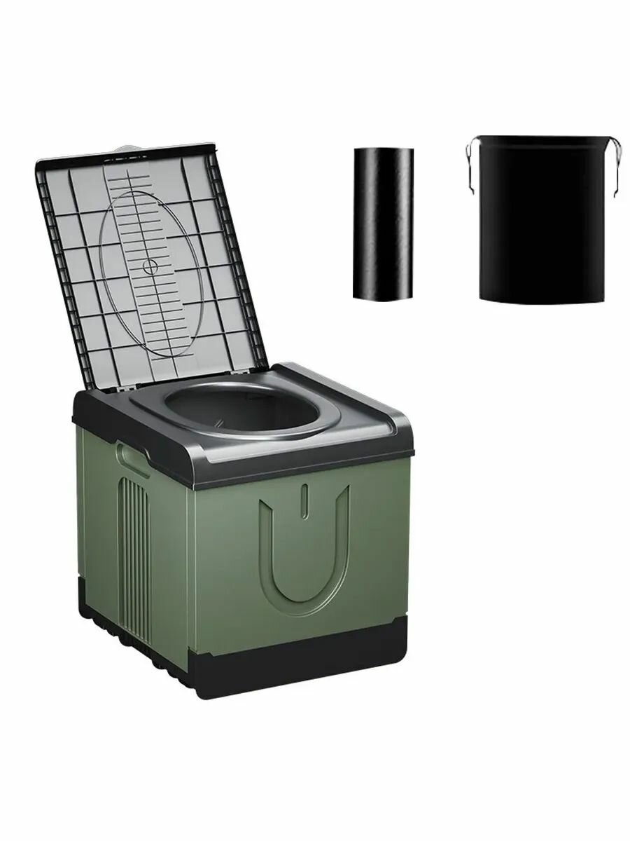 Переносной биотуалет туристический, увеличенный, 70L
