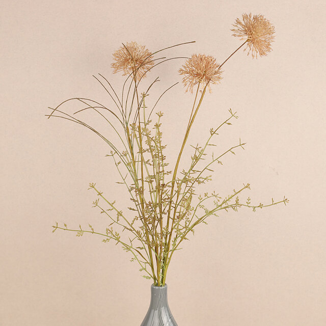 Искусственный букет Аллиум Флоре 66 см коралловый, Hogewoning, 355897