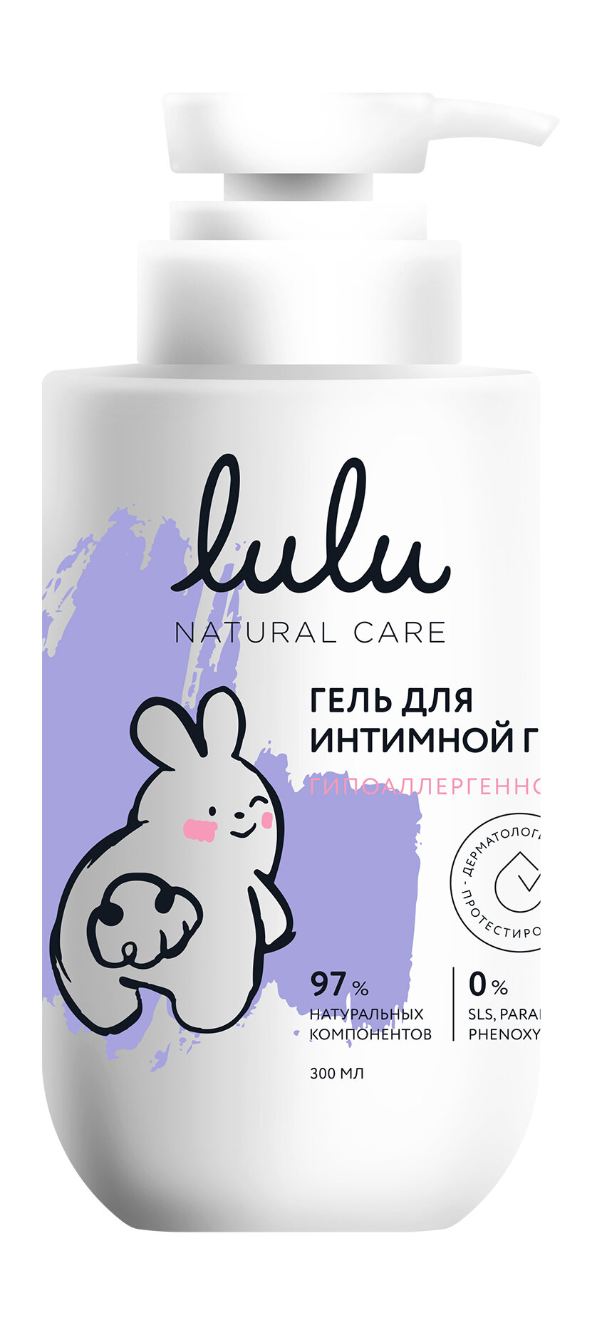 LULU Гель для интимной гигиены 3+, 300 мл
