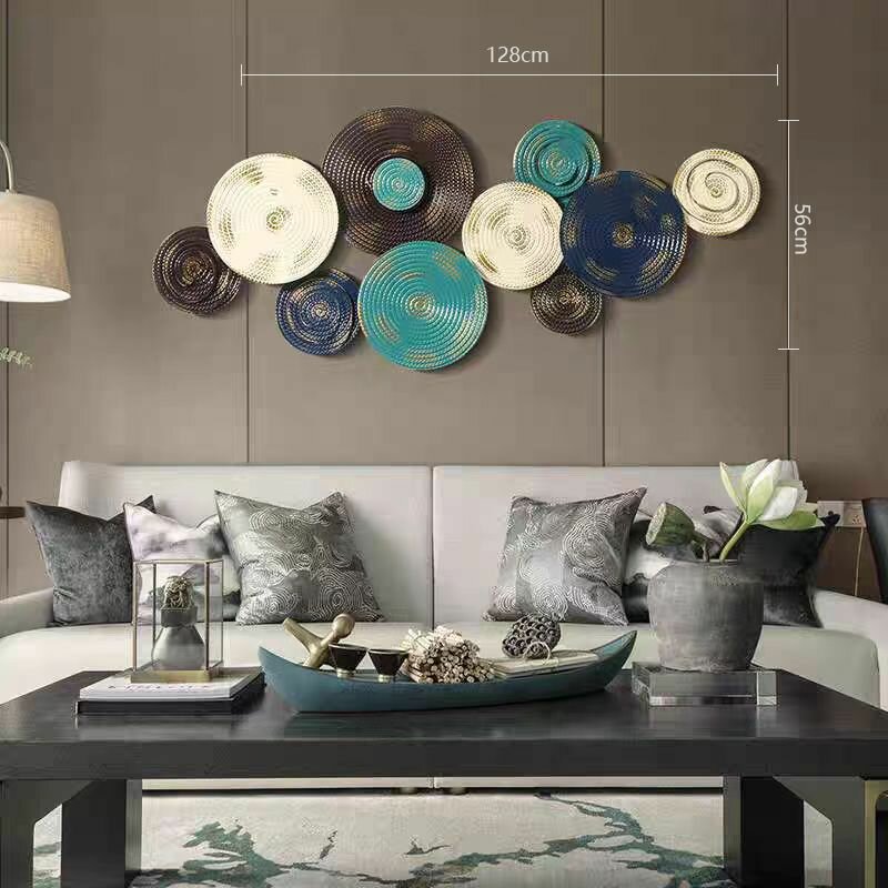 Отделка стен, роскошь из светлого металла, современная простота, креативный геометрический зеркальный узор 120х60см