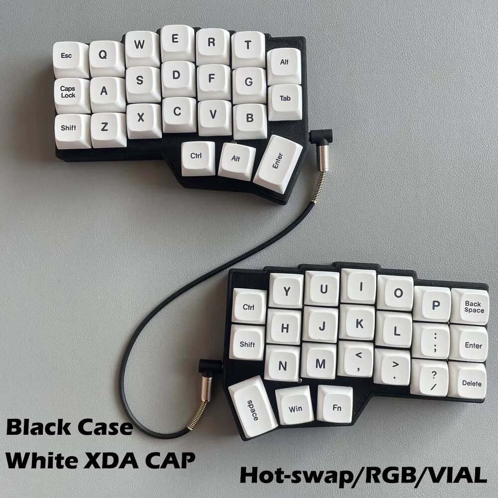 Механическая клавиатура Corne V4.1 с разделенной эргономикой BW Full Keyboard