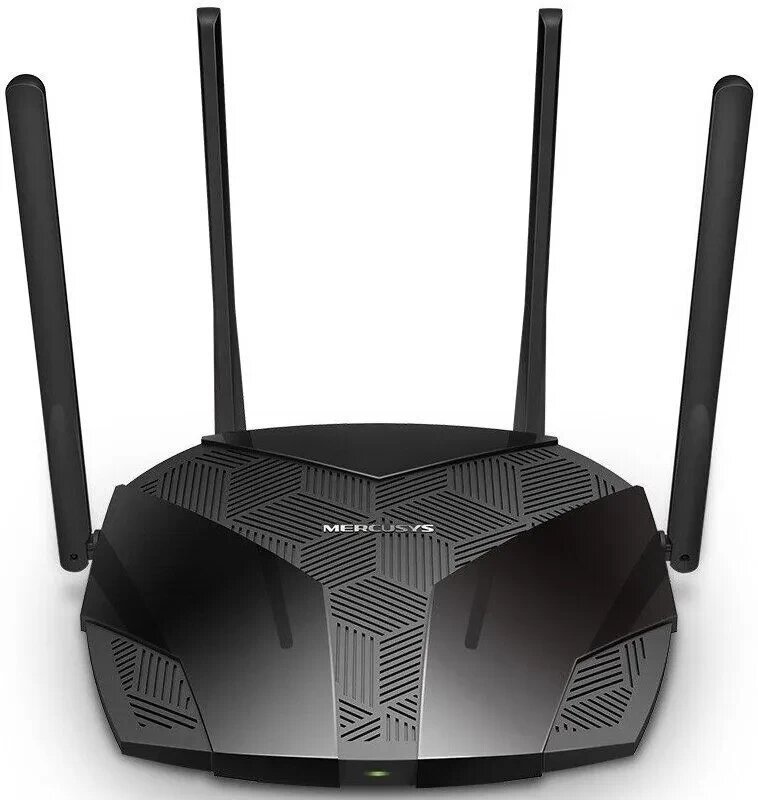 Роутер Mercusys MR80X AX3000 10/100/1000BASE-TX черный