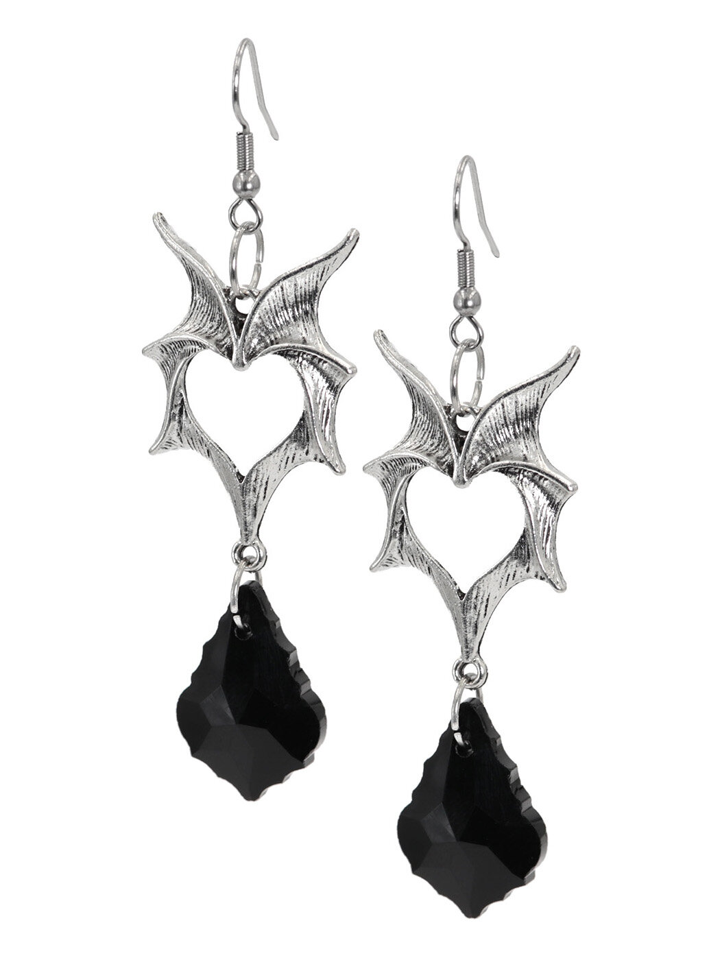 Серьги с подвесками, кристалл