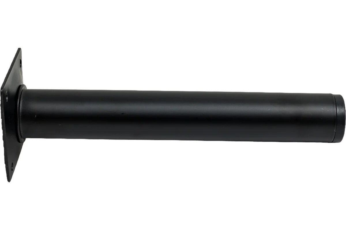 Tech-Krep Ножка металл. круглая, нерегулир, D30x200мм, черная - накл. 152185