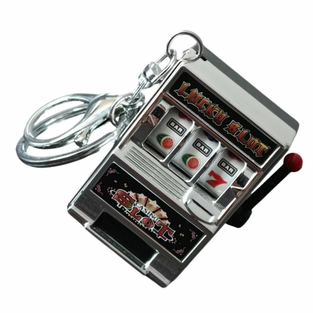 Подвеска-брелок для мини-фруктового автомата-Серебристый