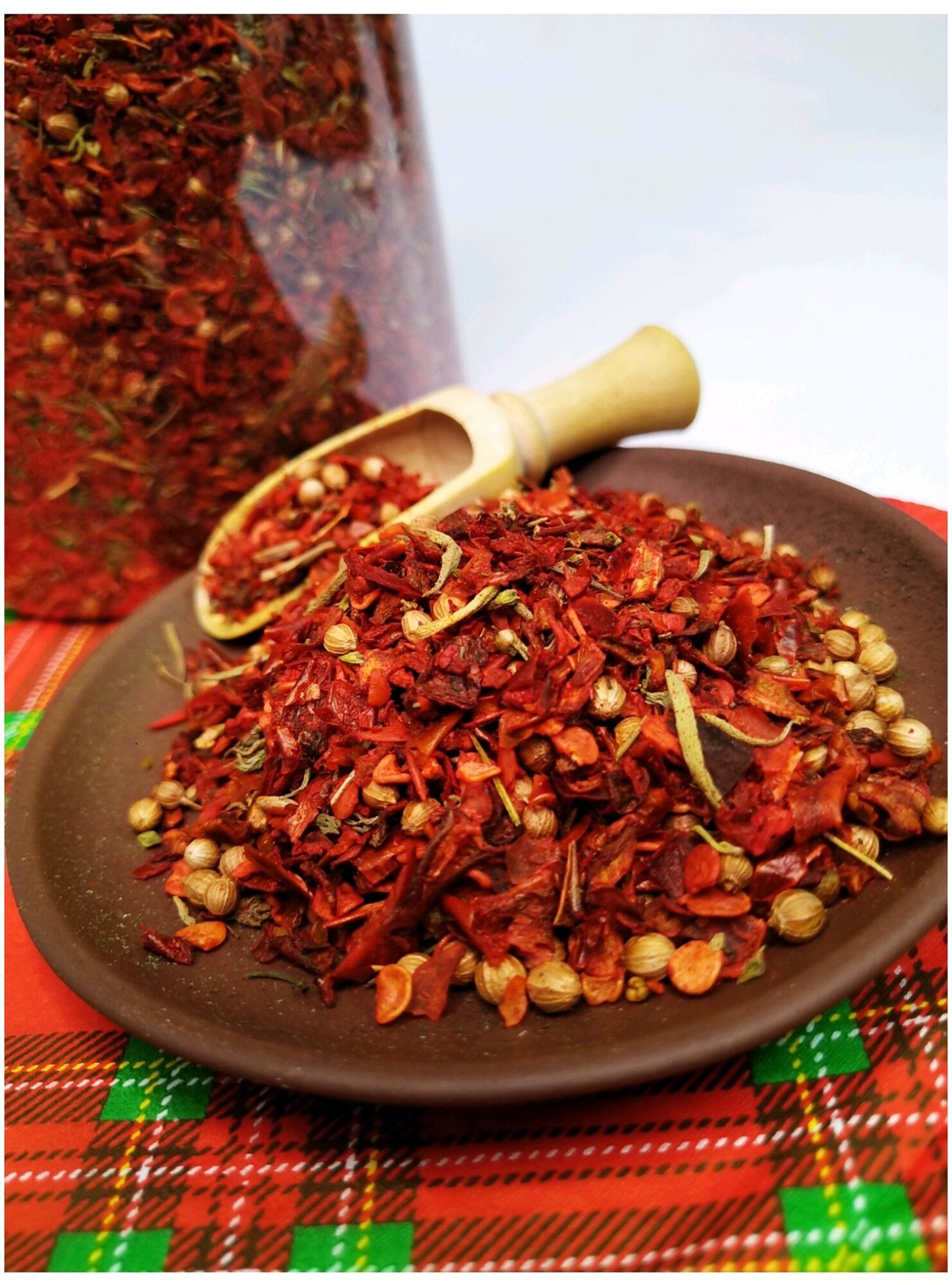 Перец чили дробленый, 1кг.