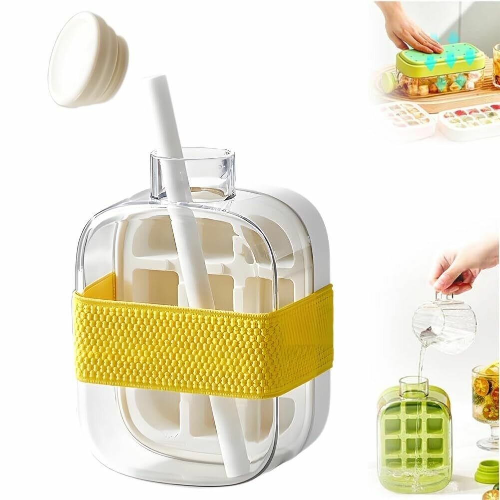 Бесконтактные формы для льда и воды 2 в 1 с крышками