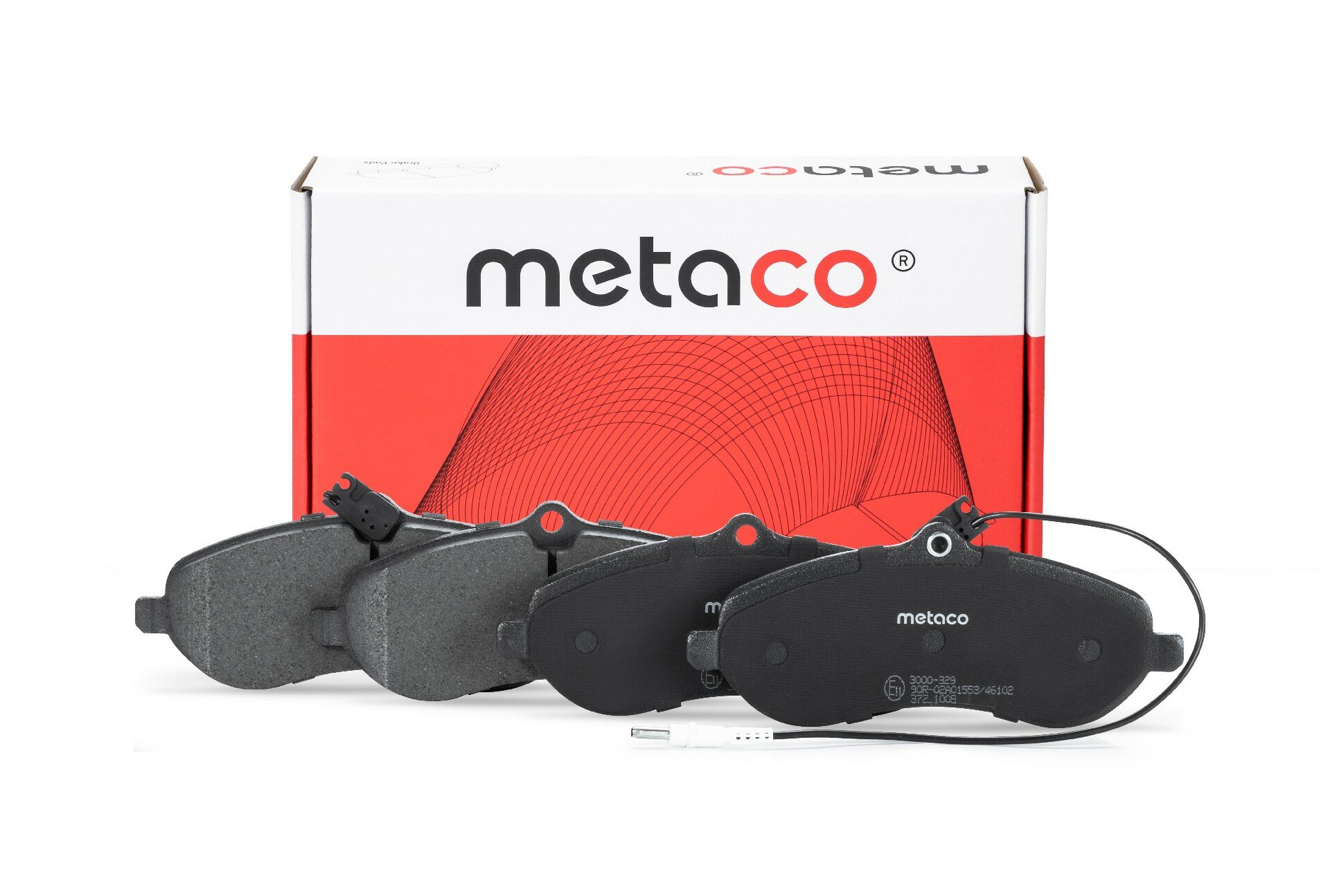 Колодки тормозные передние к-кт Metaco 3000-329