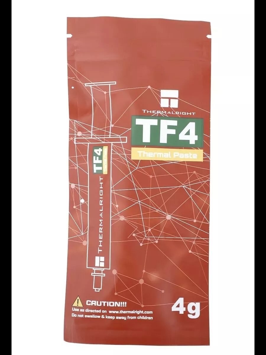 Паста теплопроводная Thermalright TF4 4 грамма 9.5 Вт/(м·K)