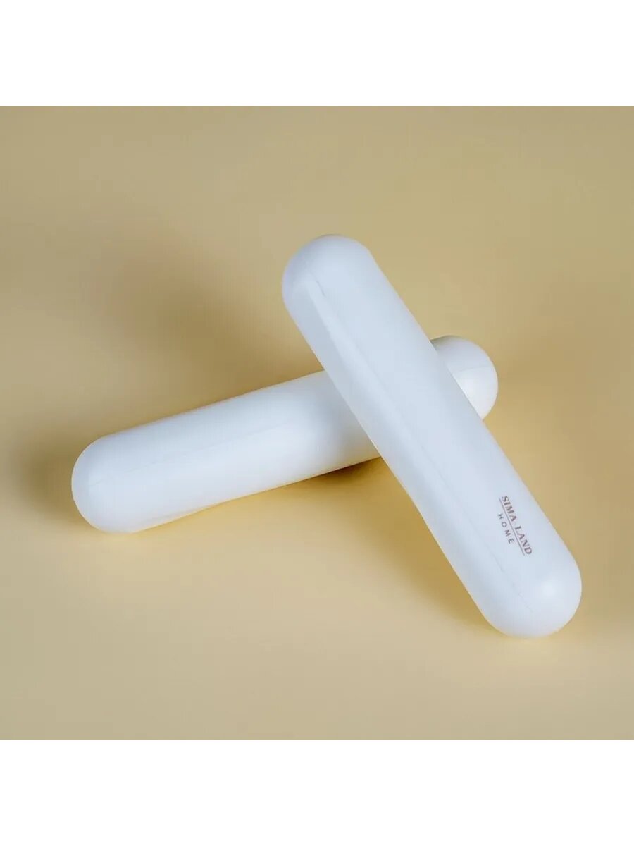 Комплект белых гантелей для фитнеса, 2 шт, 1 кг