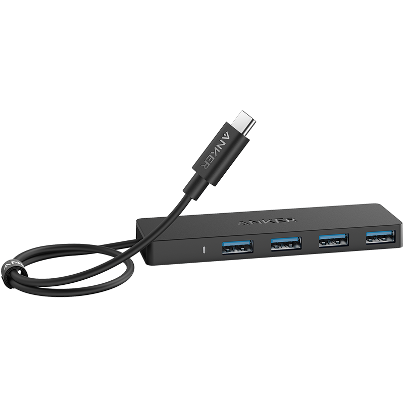 ANKER компьютер ноутбук рабочий стол один-к-многопортовый адаптер расширительный кабель, C-порт USB четырехдюймовый 60