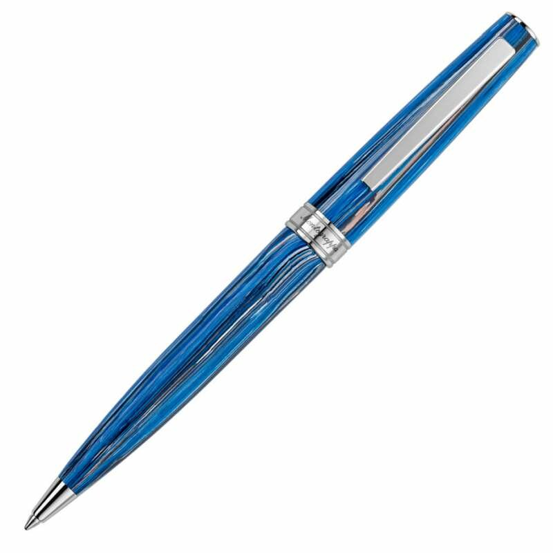 Шариковая ручка Montegrappa Armonia Adriatic Sea Steel. Артикул ARM-AS-BP