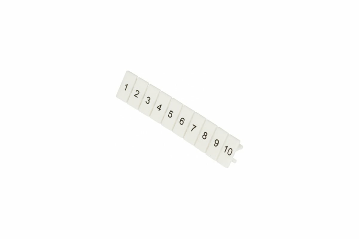 Маркеры для JXB с нумерацией 1-10 (100 шт.) EKF PROxima, белый