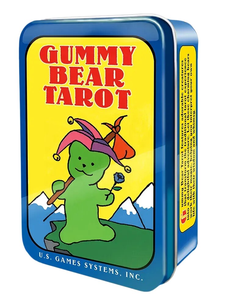 Gummy Bear Tarot/Джимии медведь таро 78 карт / жестяная коробочка