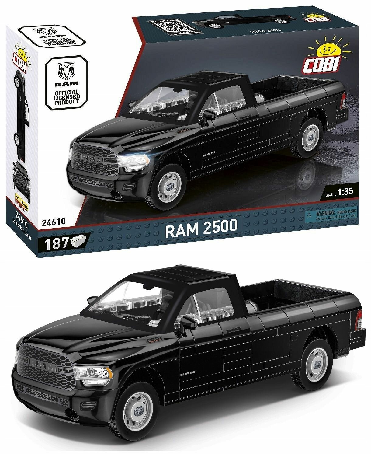 Конструктор пластиковый Cobi - Автомобиль пикап RAM 2500 - Коби 24610