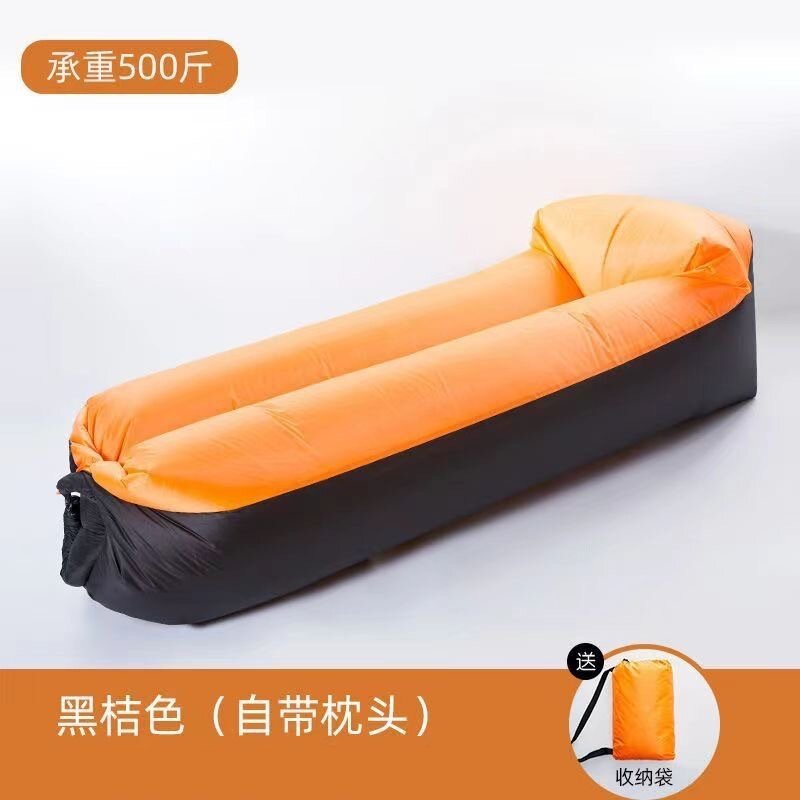 Производитель Надувной диван для улицы в наличии Складной надувной диван Музыкальный фестиваль Двойная портативная воздушная кровать Подушка Реклайнер